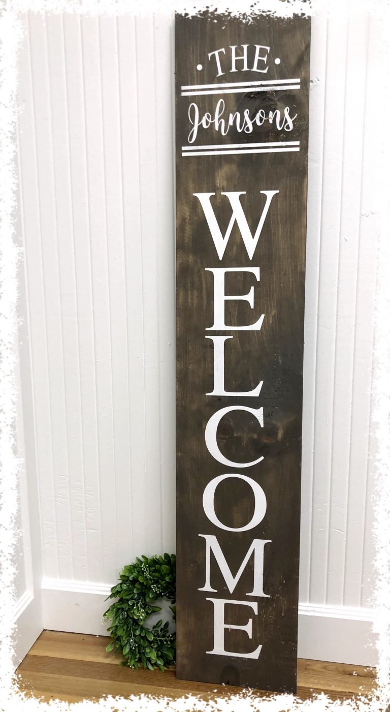 ENTRYWAY SIGN – The Crafty Nest DIY