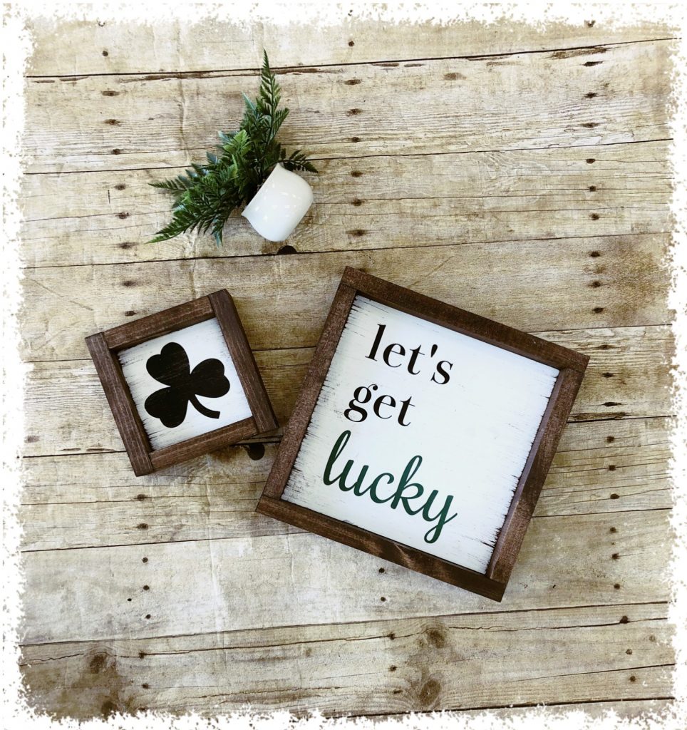 GET LUCKY SIGNS – The Crafty Nest DIY