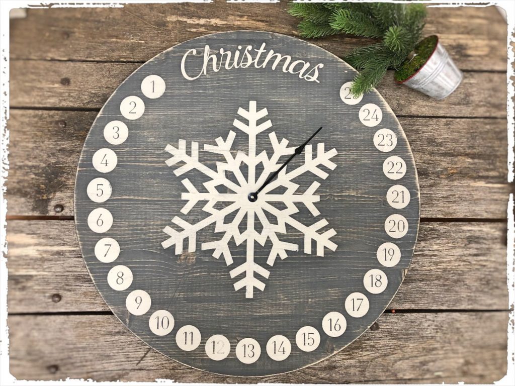 LARGE ROUND COUNTDOWN PERSONALIZED – The Crafty Nest DIY